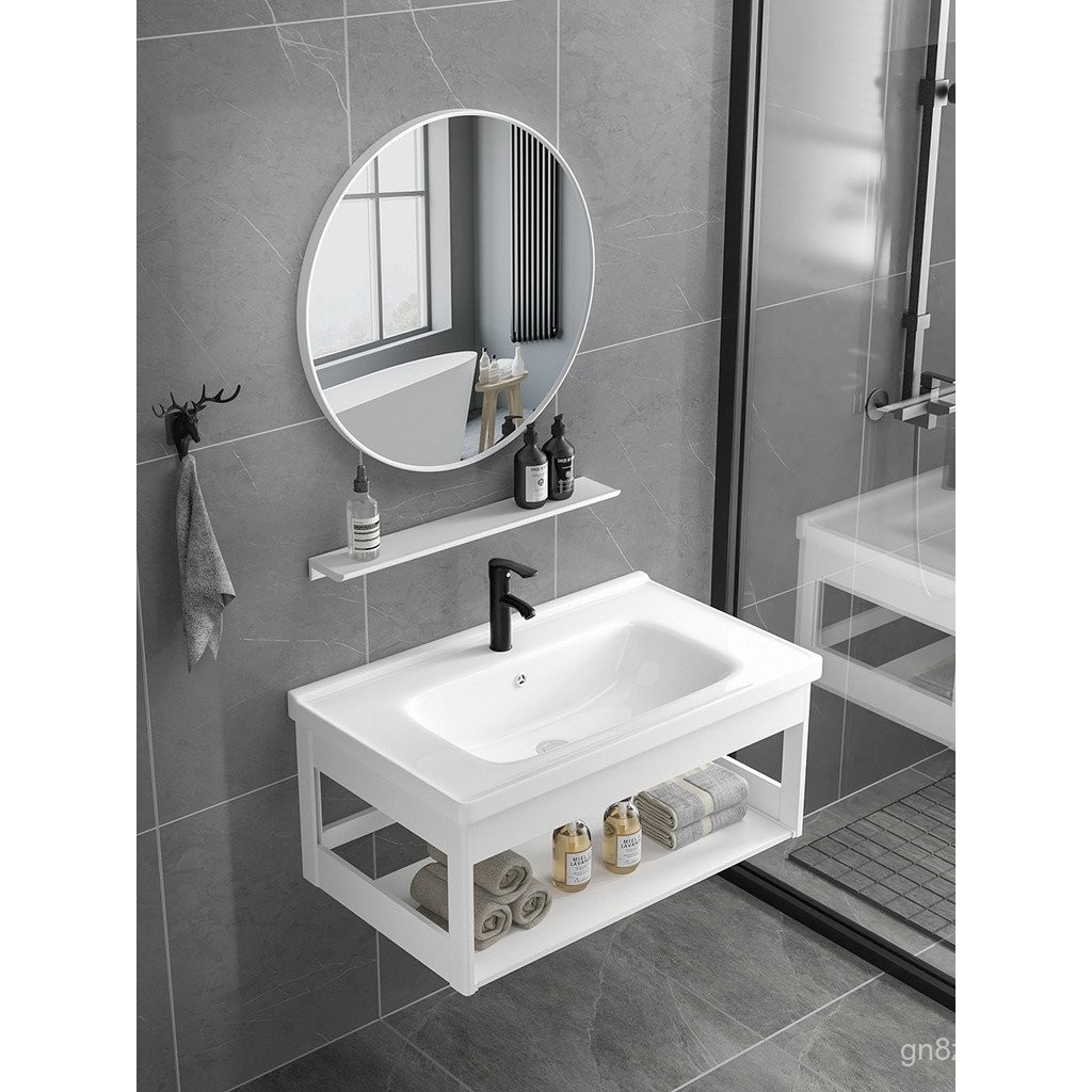 Washbasin Cabinet Combination Bathroom Ceramic Basin Washstand Pool ...