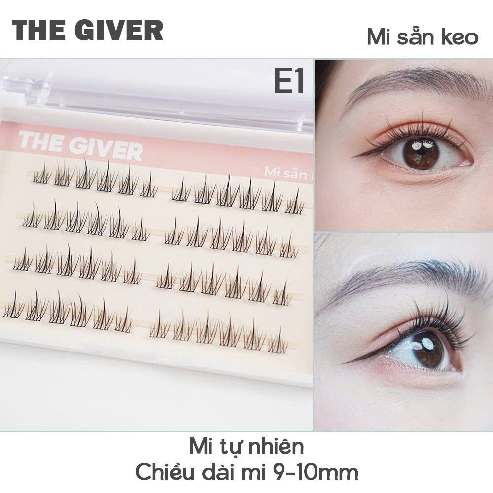 Pre-glued Eyelashes, Self-Adhesive Eyelashes, The Giver Cluster ...