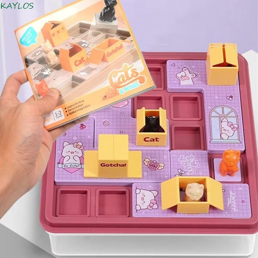 KAYLOS Hidden Cat Clearance Board, Hidden Maze Puzzles Hide Seek Board ...