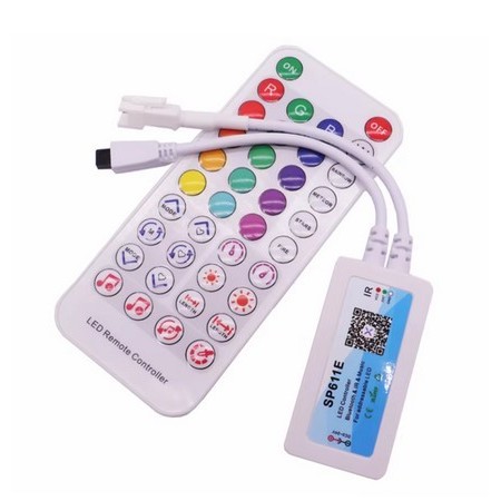 Sp611e led Controller Module bluetooth remote and music led roll WS2811 ...