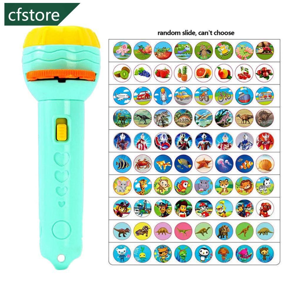 CFSTORE Baby Sleeping Story Flashlight Projector Torch Lamp Toy Early ...