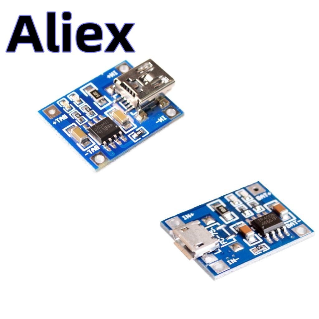 TP4056 1A charging board charger module lithium battery DIY Mini USB ...