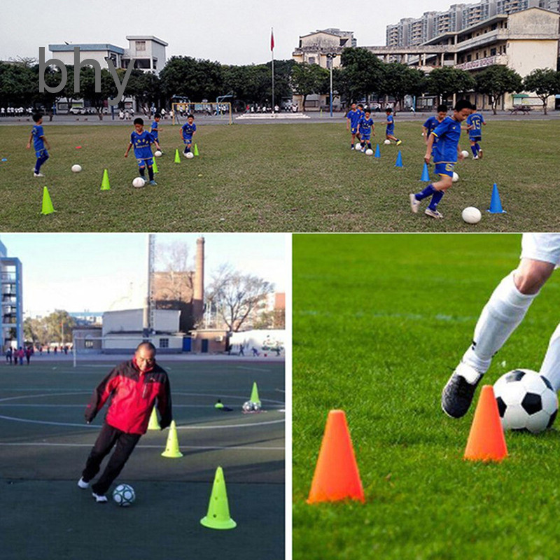 bhy 10pcs/set Cone Bucket Football Training Equipment Logo Bucket ...