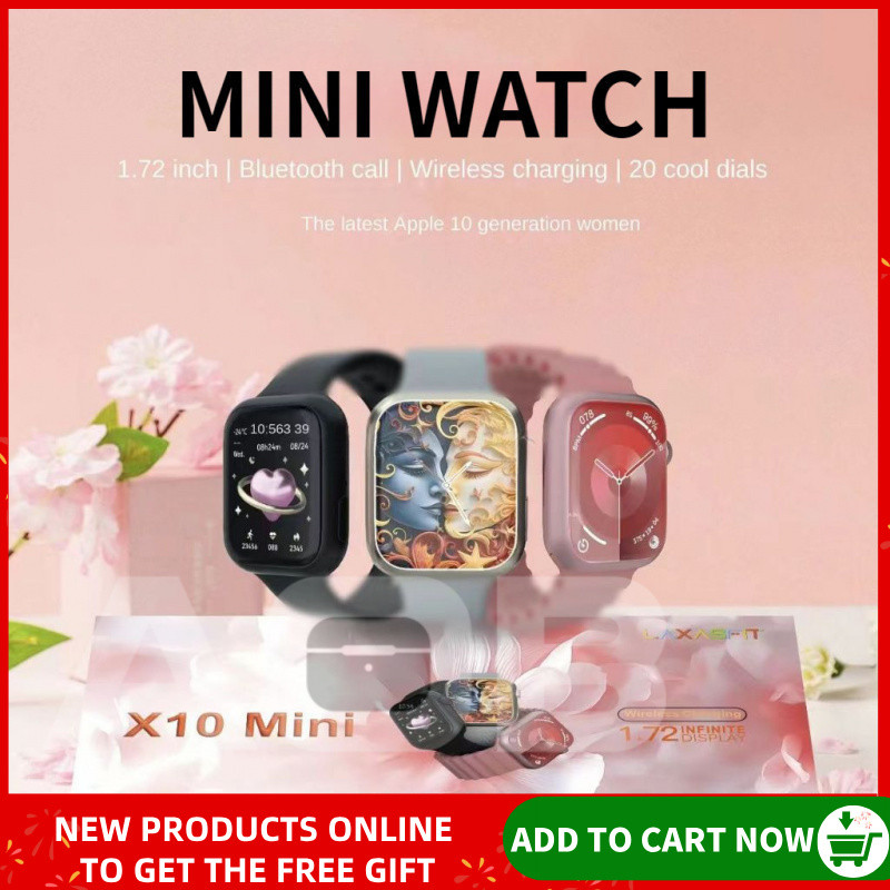 X10 Mini Smart Watch 41mm woman Watch With Bluetooth Wireless Calling ...