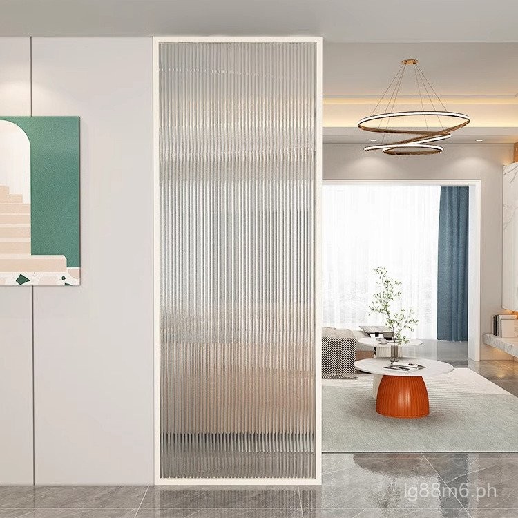 Light Luxury French Cream Style Hotel Stainless Steel Glass Partition ...