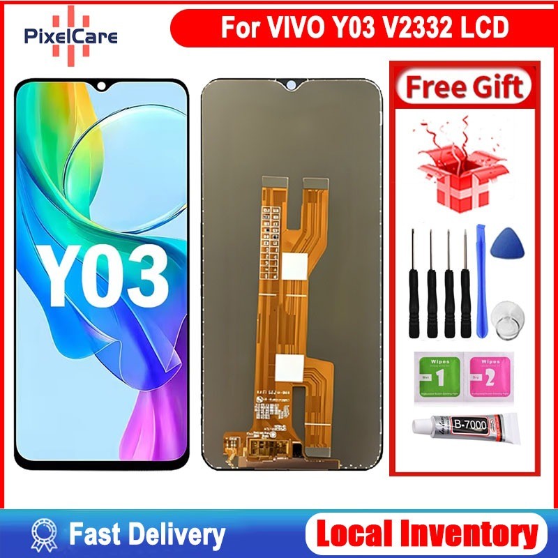 Pixelcare LCD With Frame For Vivo Y03 V2332 /Y18 /Y28s/Y18e/Y03T/Y04 ...
