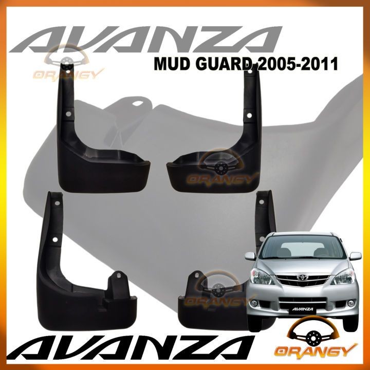 Toyota Avanza 2005 to 2011 OEM Mudguard (KQ) W/ 8PCS SCREW 2006 2007 ...