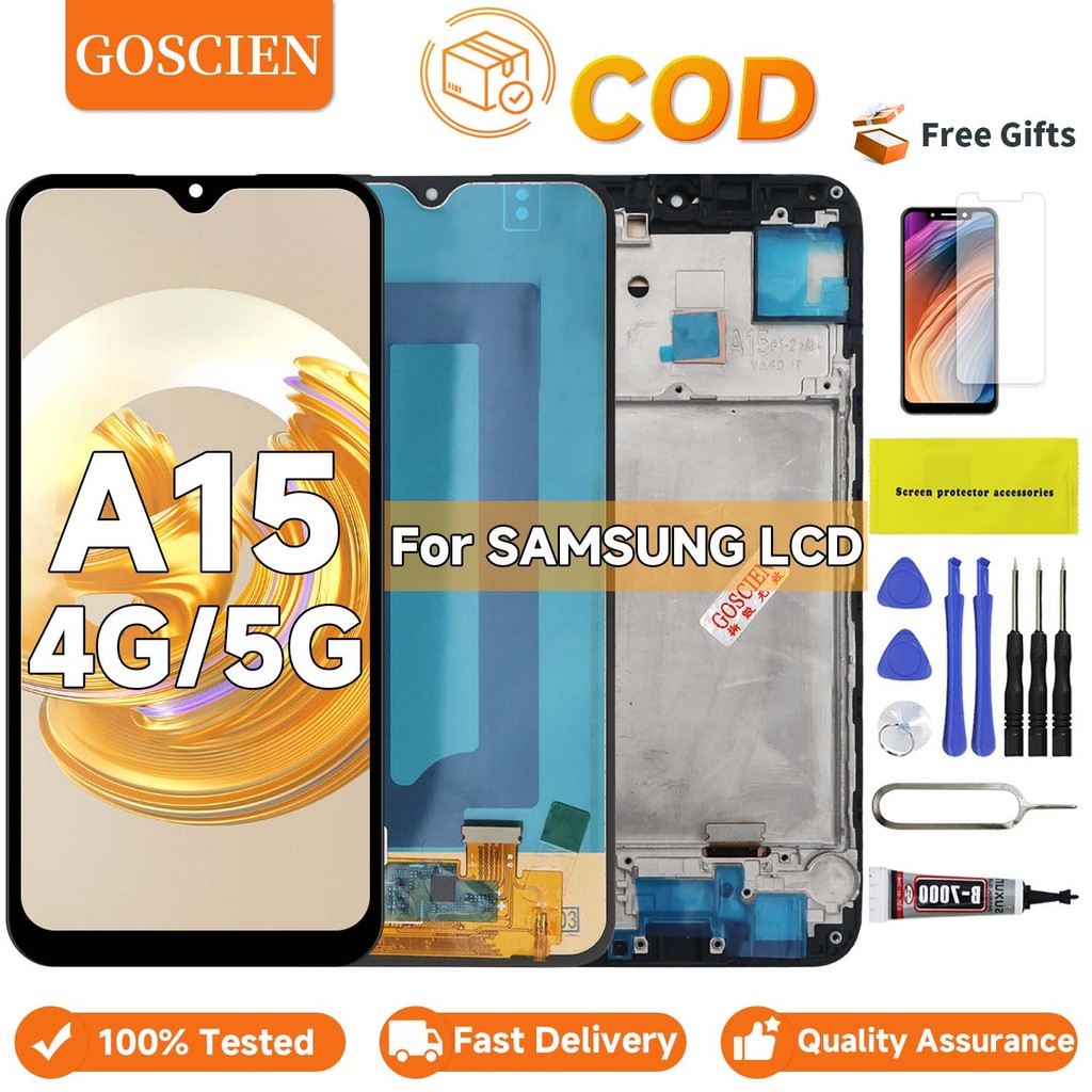 AMOLED/TFT suitable for Samsung A15 4G 5G A155 SM-A155F A155M LCD ...