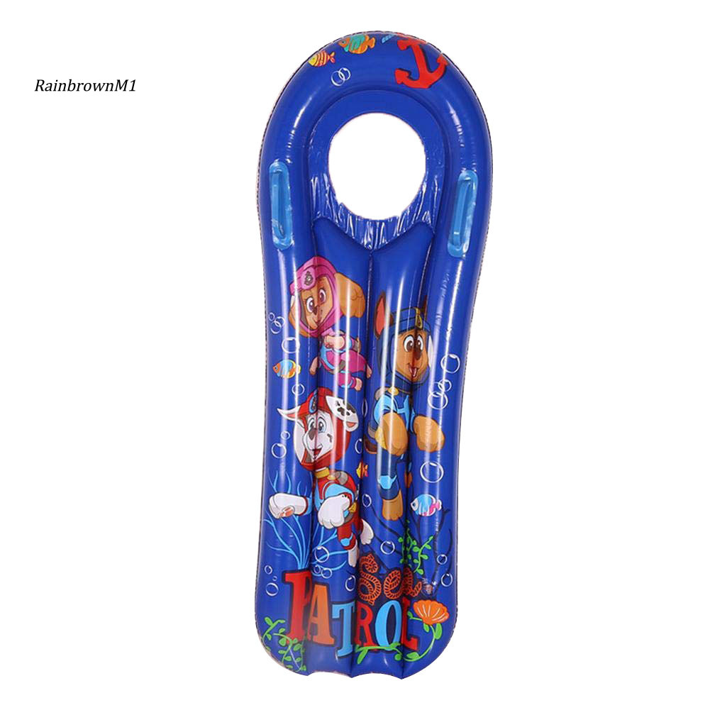 [Rm] Cute Cartoon Kids Inflatable Pool Swimming Floating Air Mattress ...