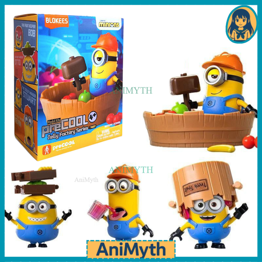 Blind Box PreCOOL Minions Series Model kits Bob Otto Stuart Kevin ...