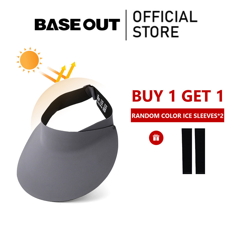 BASE OUT Outdoor sun hat with large brim and sun protection | Shopee ...