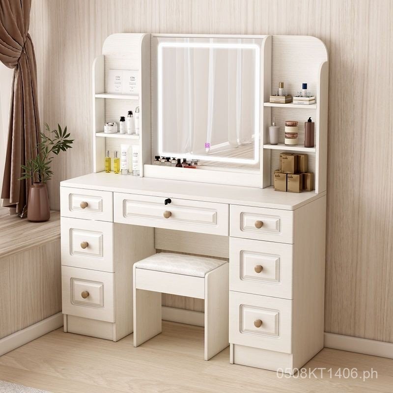Makeup Table Dressing Table Dressing Table Internet Celebrity Mirror ...