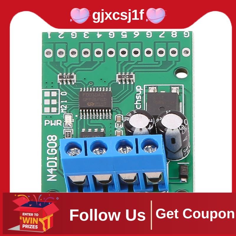 [gjxcsj1f] 8Ch Input/Output Digital Switch TTL LvTTL CMOS RS485 IO Control Module Modbus Rtu ...