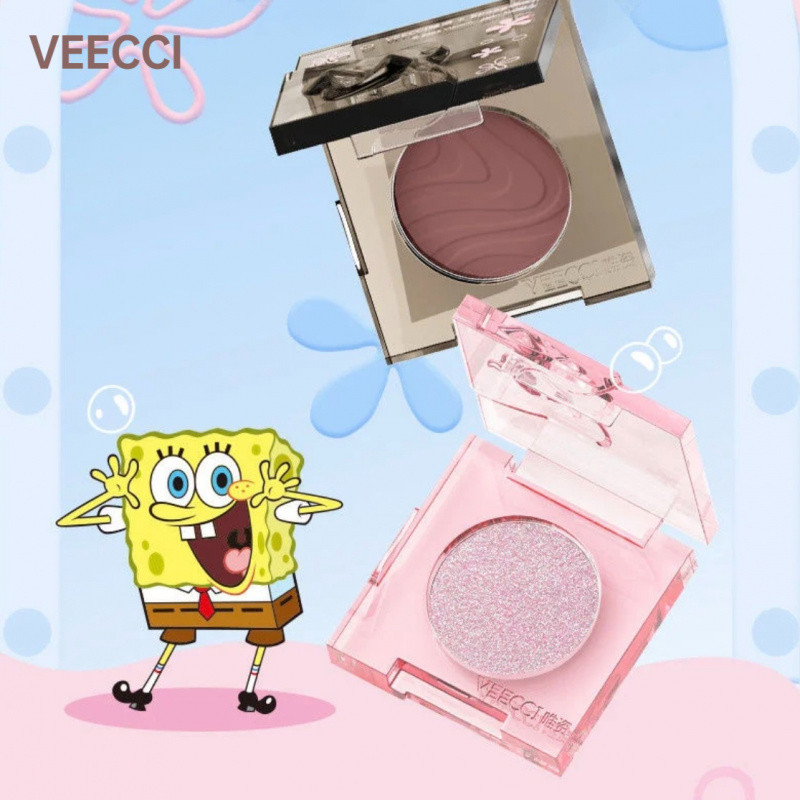 VEECCI×Spongebob Eyeshadow Monochromatic Fine Pearlescent Glitter ...
