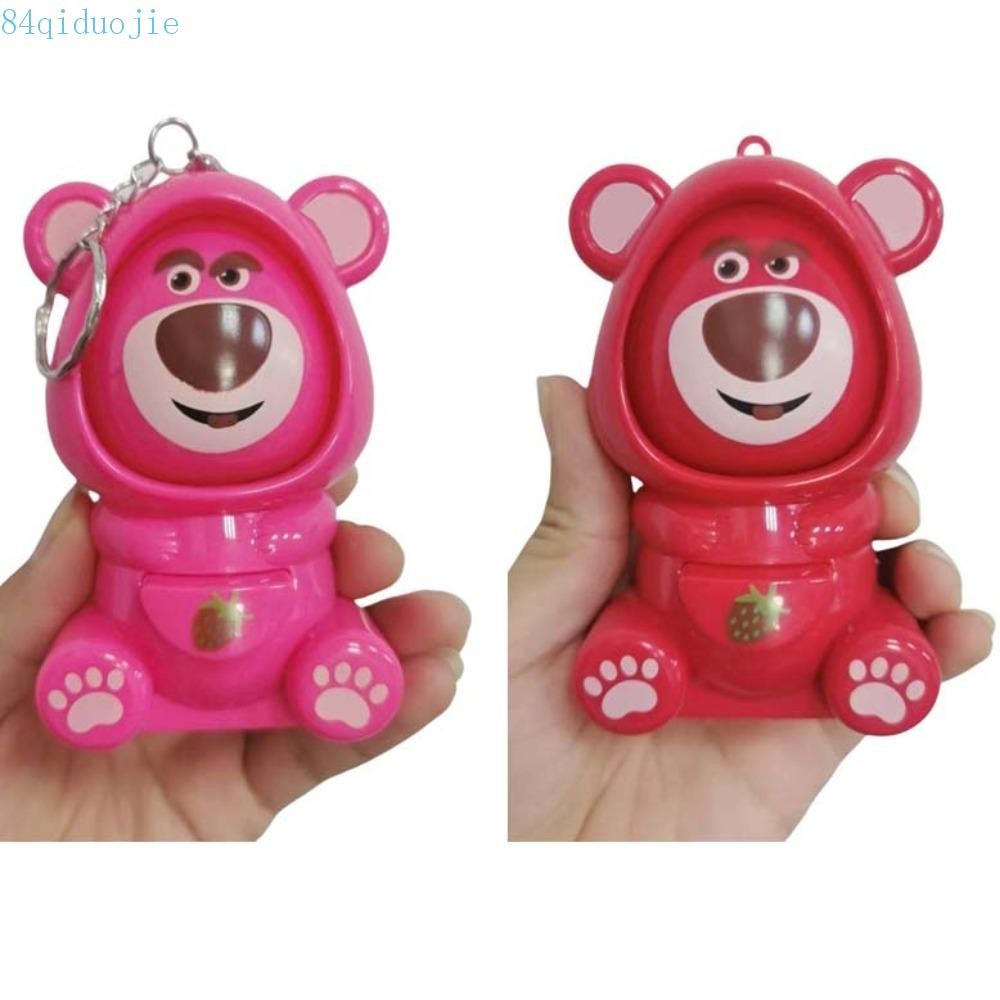 QIDUOJIE Strawberry Bear Face Changing Doll, Face Change Interactive ...