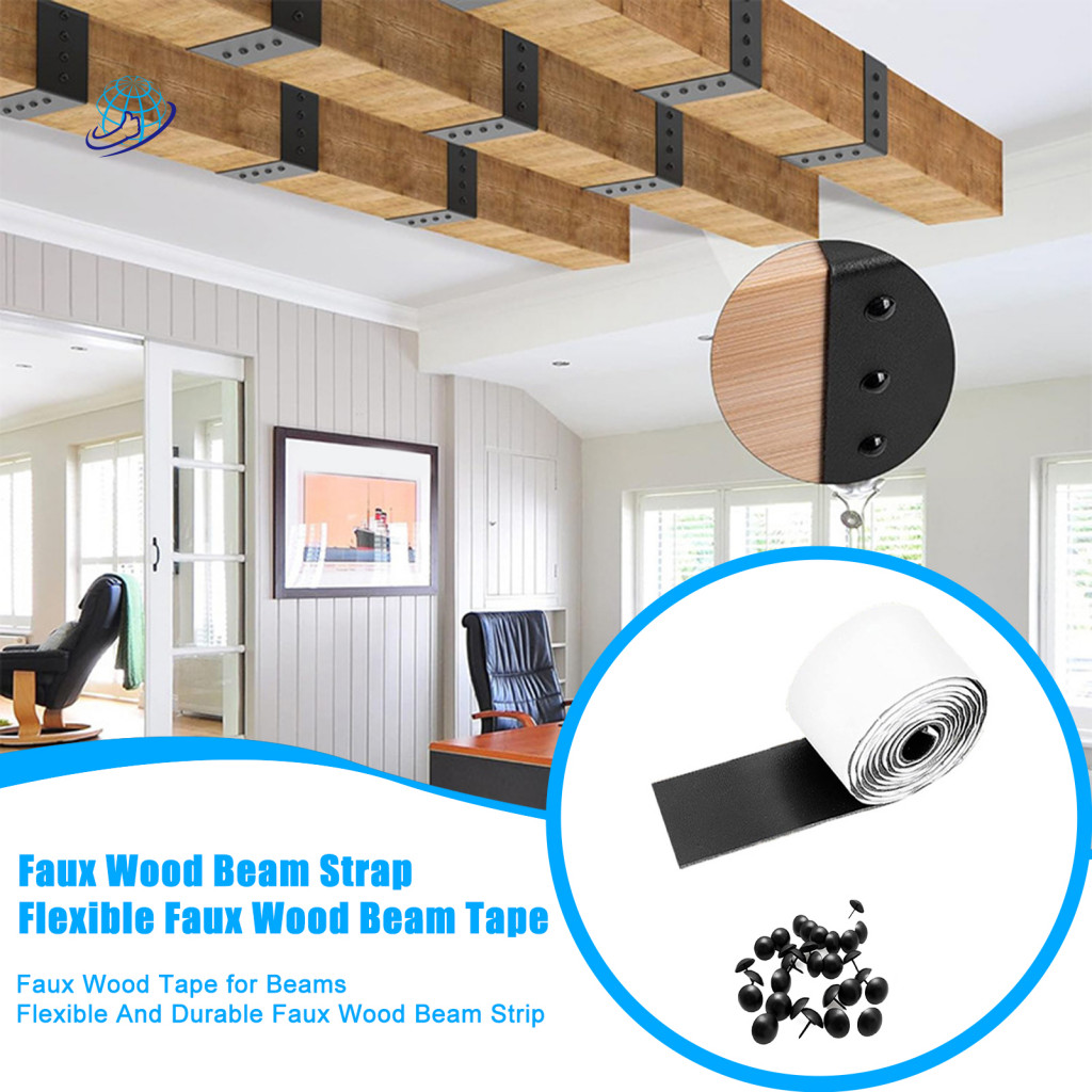 de♡ Durable Faux Wood Beam Strap Faux Wood Beam Strap Metal Look Beam ...