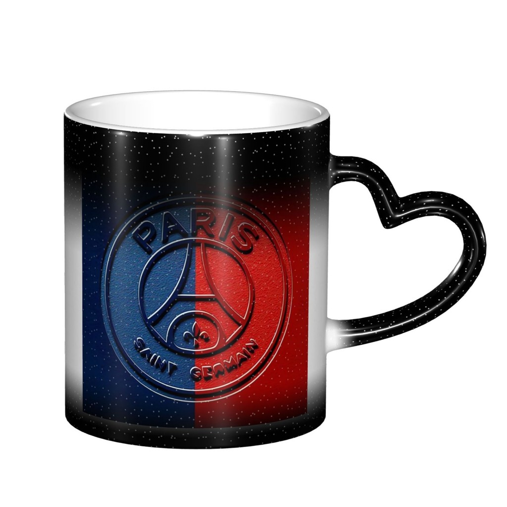 Paris Saint-Germain F.C Color Changing Mug Cute Water Cup Cartoon ...