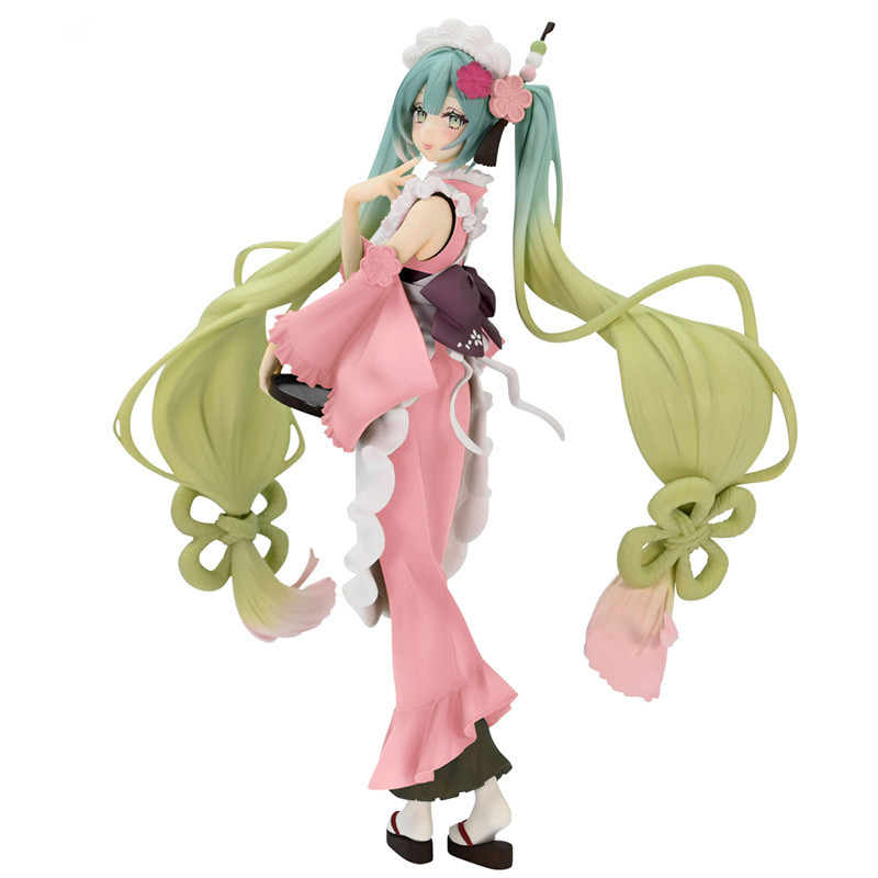 Hatsune Future MIKU Limited Matcha Pahnli Different Color Prize Figure ...