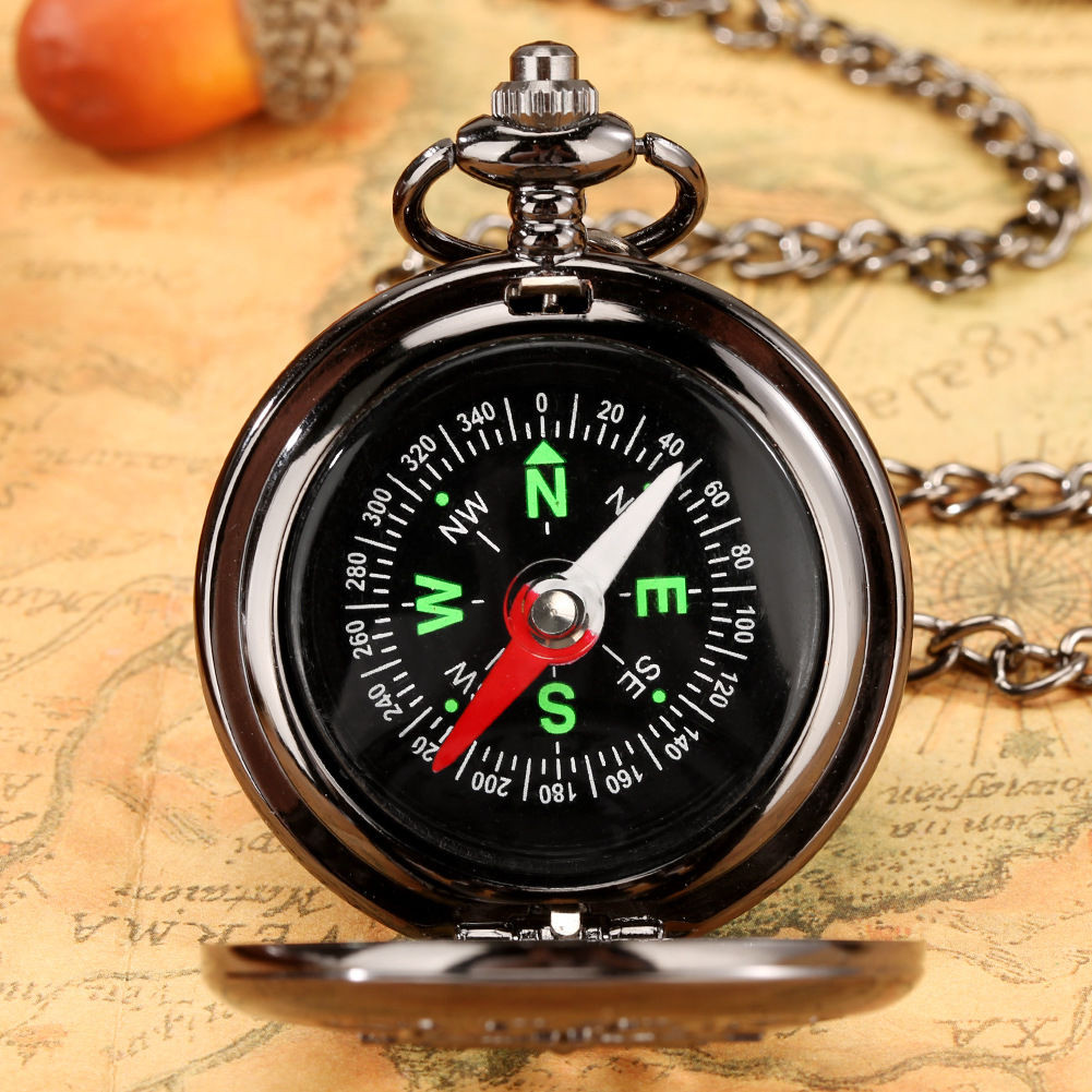 New Compass Pocket Watch Outdoor Climbing Adventure Equipment Flip ...