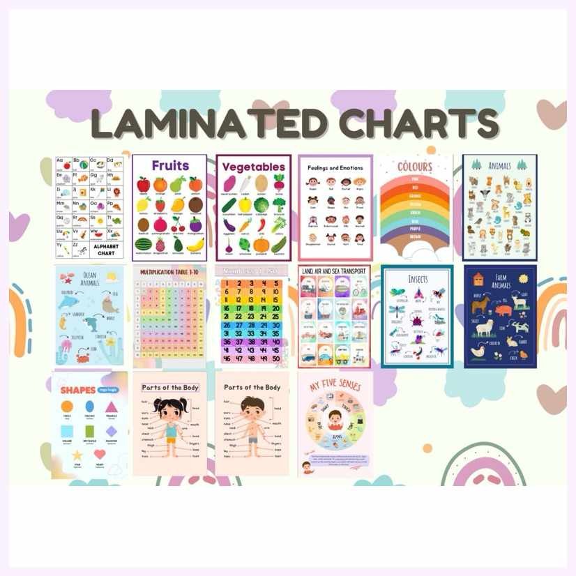 A4@Qy{LAMINATED;O>CHARTS]z.FOR$N/KIDS$v/BUNDLE$lX/OF$gg/3$Uv/SET ...