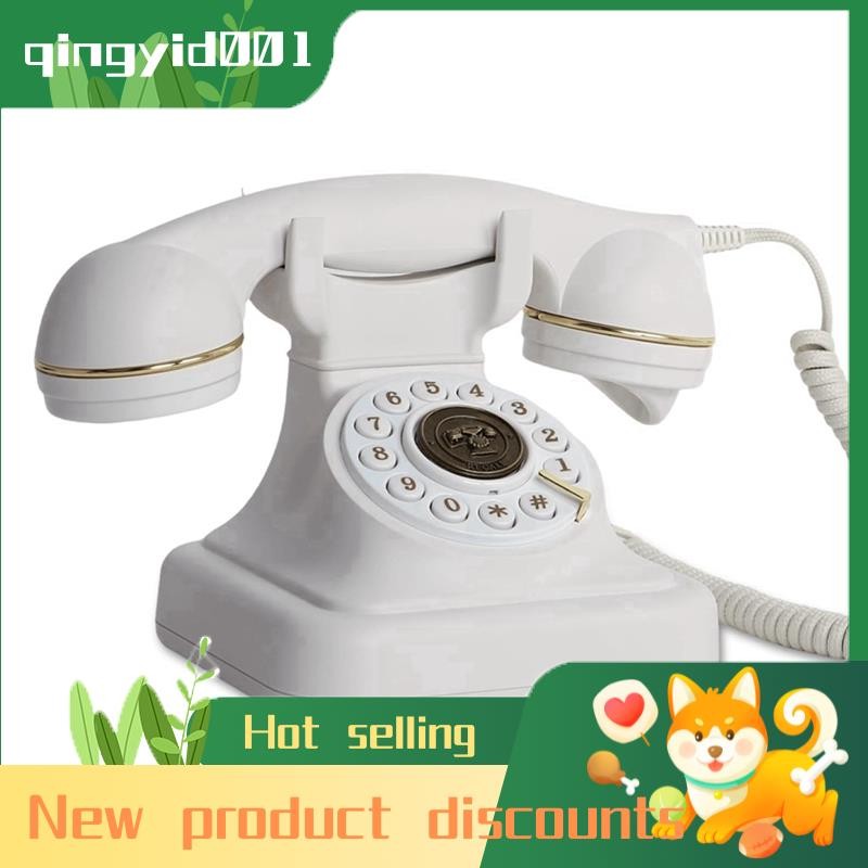 qingyid001 Classic Old Landline Telephone Home Plug-in Telephone ...