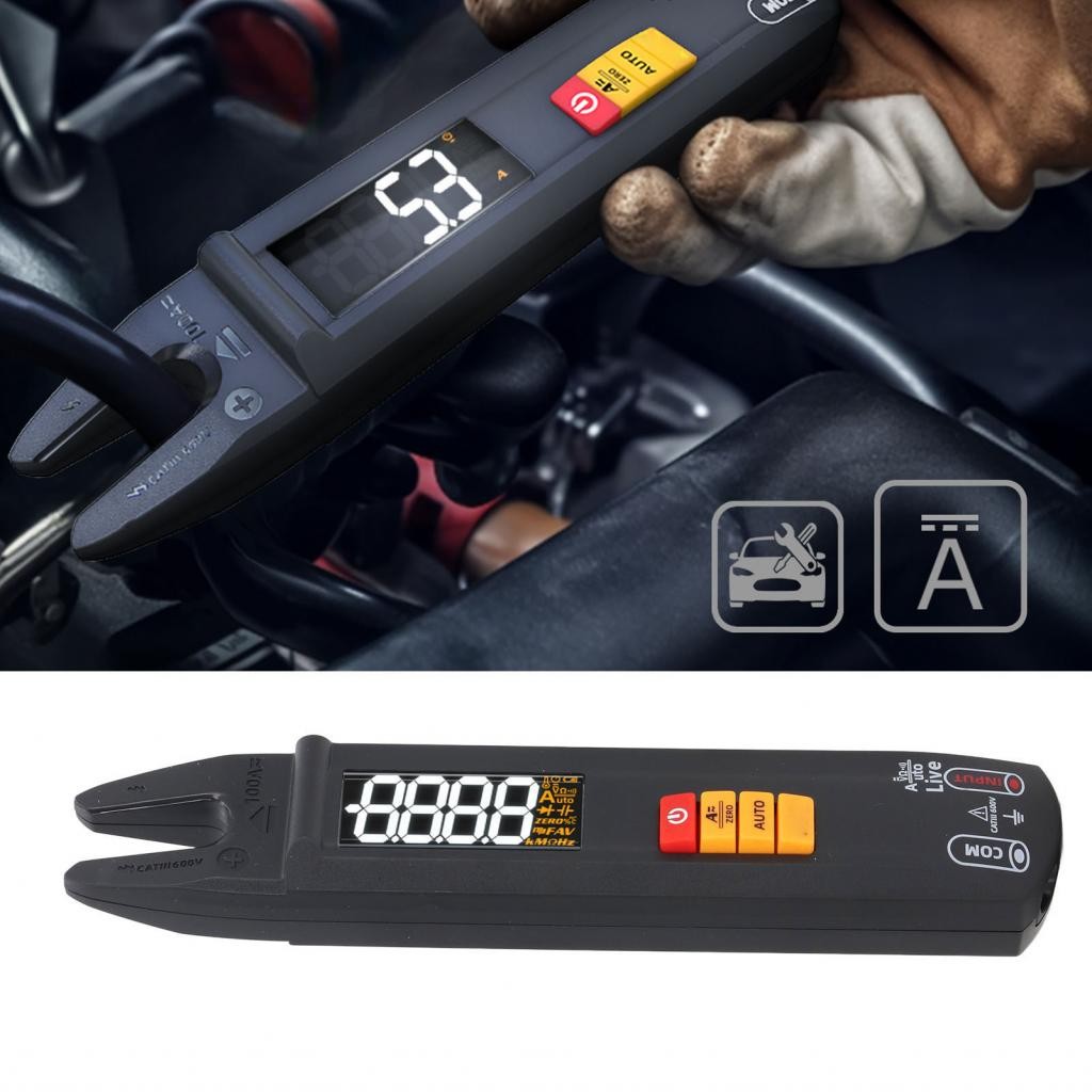 Clamp Multimeter Smart U Shape 3 In 1 Small AC DC Current Ohm Voltage ...