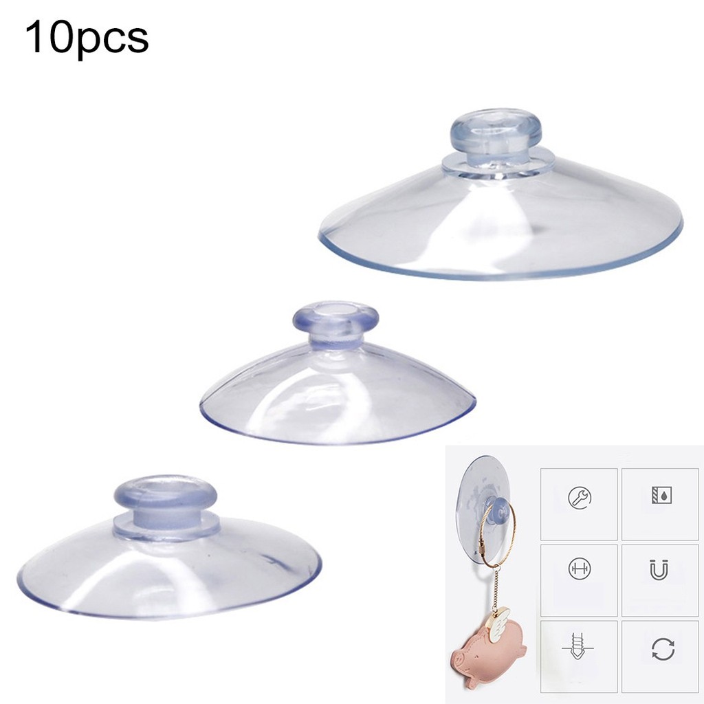 [LUSH] 10pcs Plastic Rubber Window Suckers Suction Cups Plastic Rubber ...