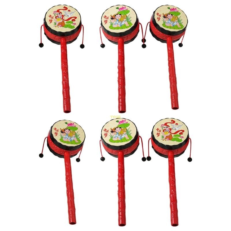 youn Monkey Drum Rattle Drum Chinese Traditional Percussion Instrument ...