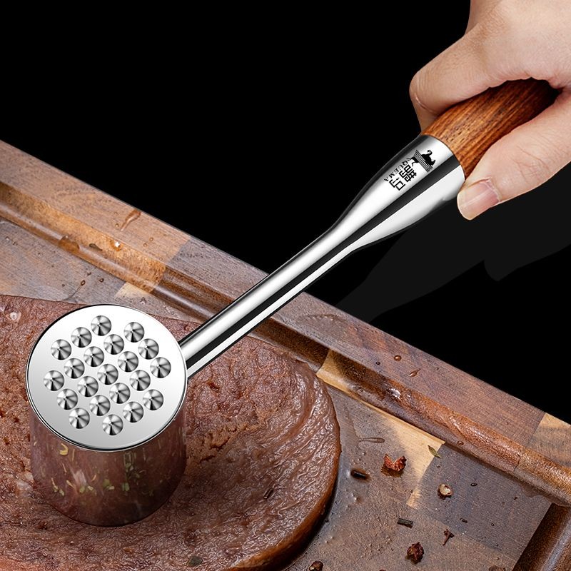 Wsanguicj3949 Zinc Alloy Solid Meat Hammer Tender Loose Beef Kitchen ...