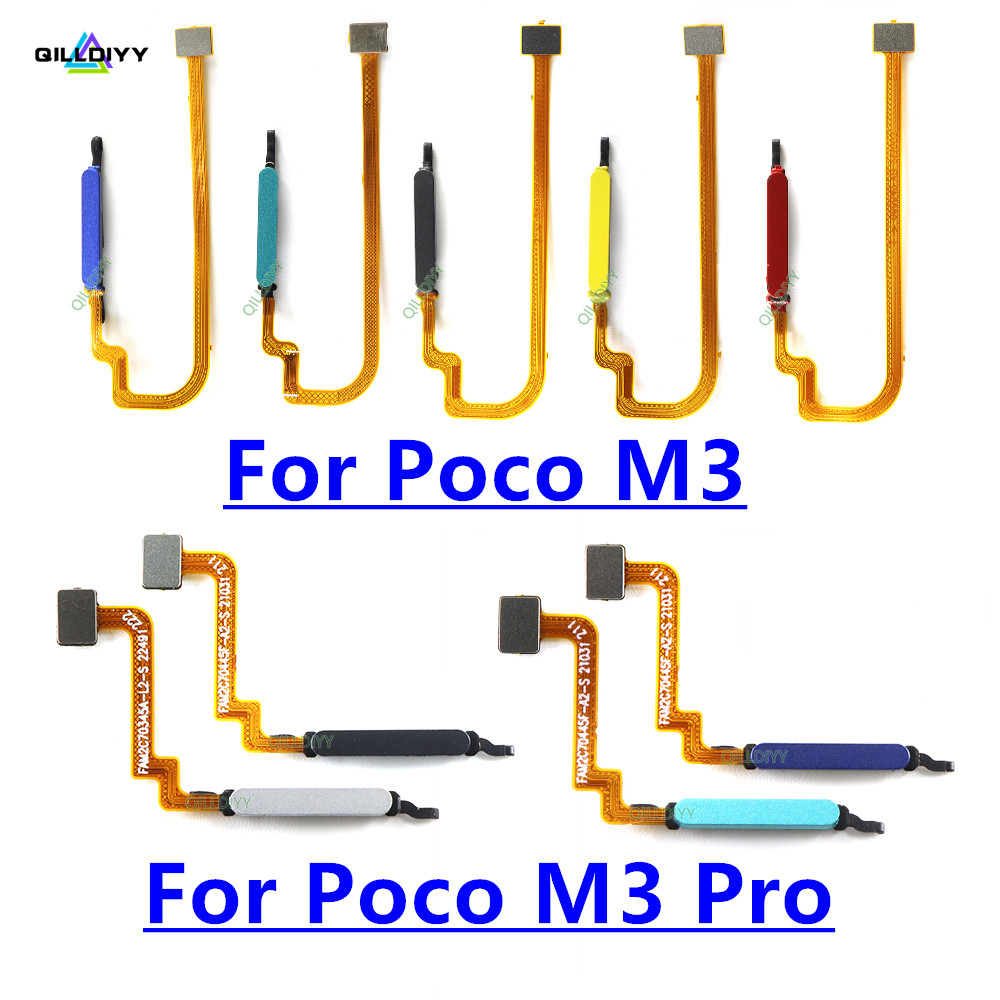 Fingerprint Scanner For Xiaomi Poco M3 Pro M3pro Home Button ...