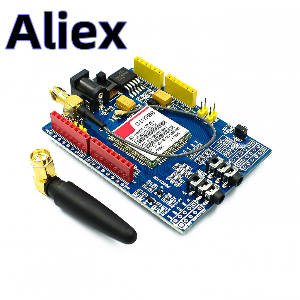 SIM900 GPRS/GSM Shield Development Board Quad-Band Module For Arduino Compatible | Shopee ...