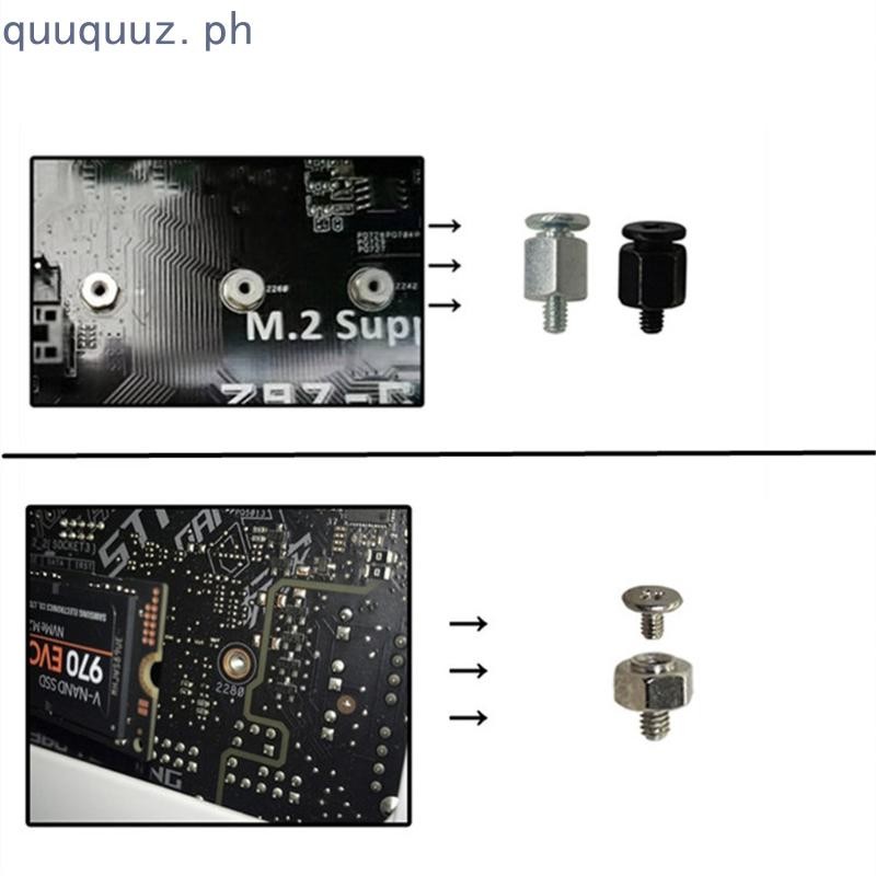 QUU Set for M 2 Support Standoff Screw SSD Mounting Kit for ...