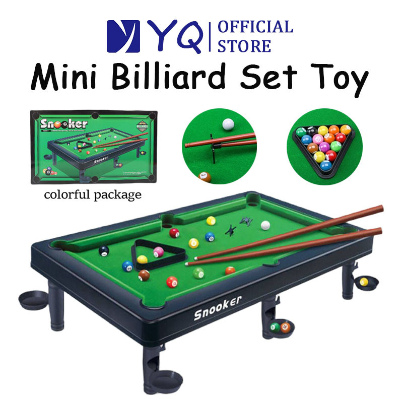Billiard Pool Table Puzzle Snooker Big Top Game Family Mini Pool ...