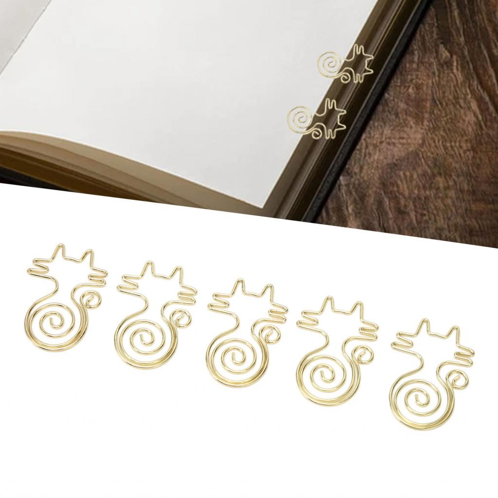 Buybest1 Cute Paper Clip Fade Resistant Cat Shaped for File ...