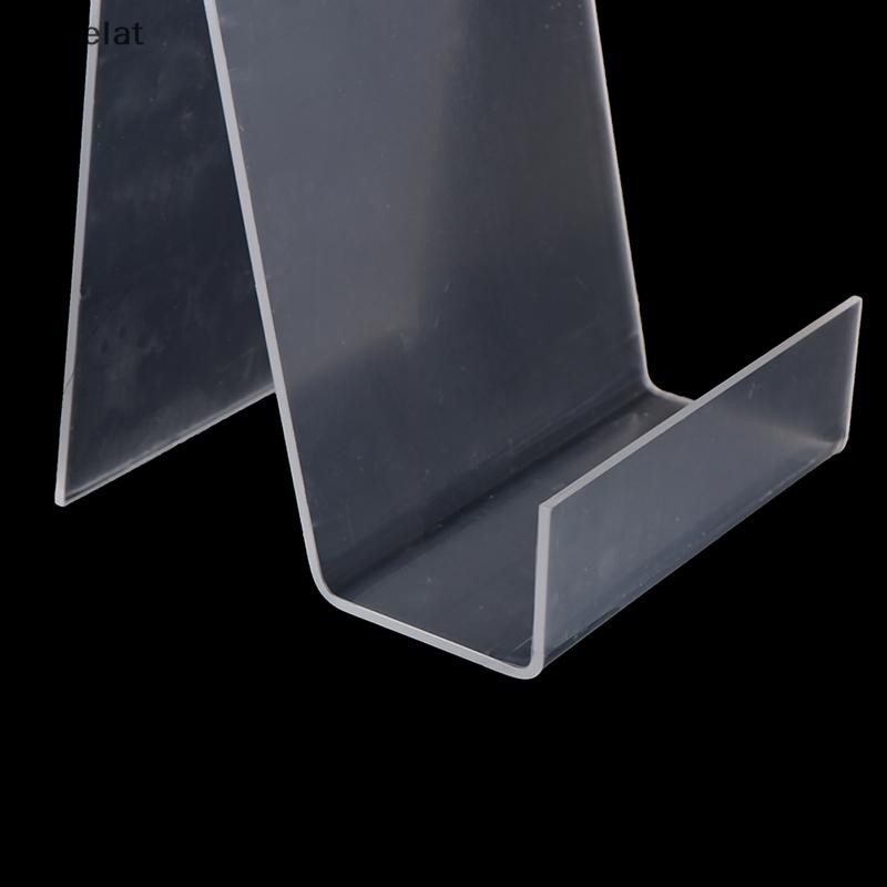 [Modelat] Transparent Acrylic Bookshelf Book Display Stand Album ...