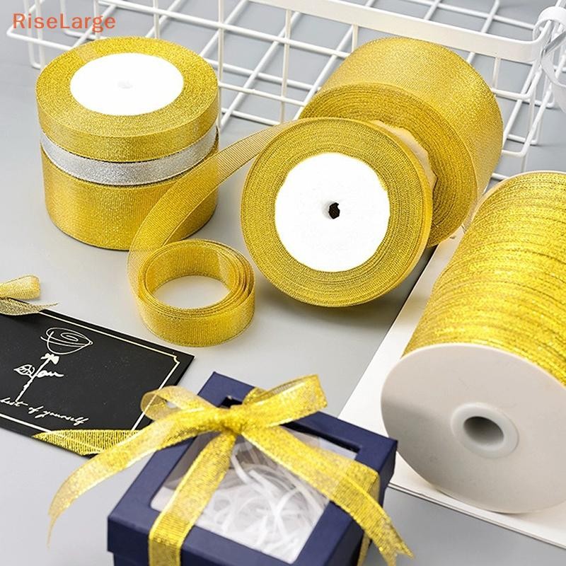 [RiseLarge] Handmade Gold And Silver Ribbon Wedding Gift Wrap DIY ...
