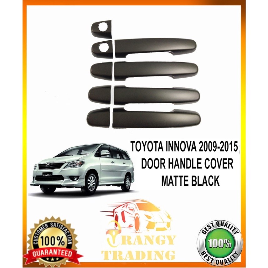 Toyota Innova 2005 to 2015 Door Handle cover matte black 2007 2008 2009 ...