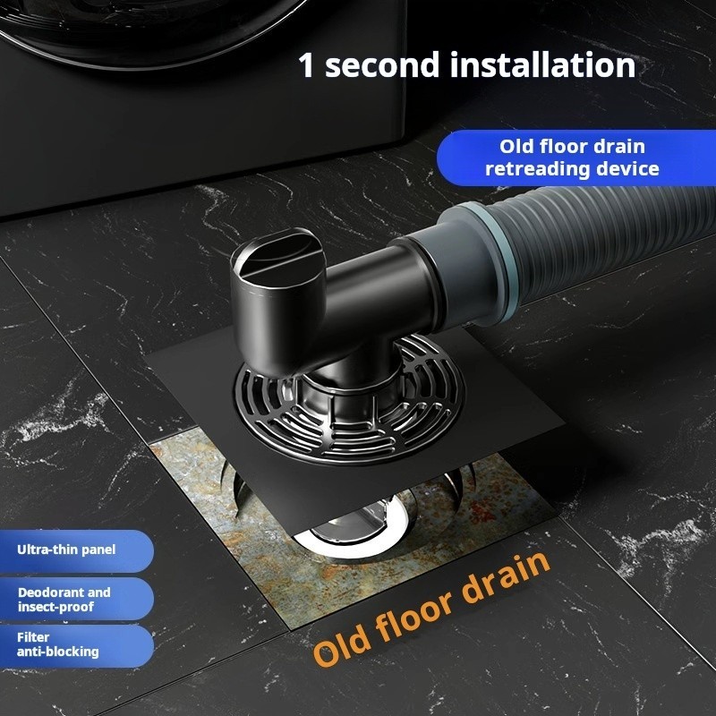 Universal Washing Machine Floor Drain 2 in 1 Sewer Drain Connector Sink ...