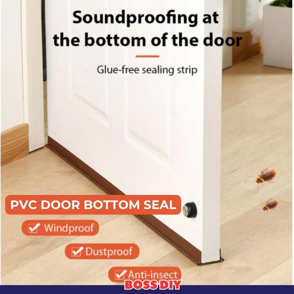 PVC Door Sealing Strip Bottom Seal Cover Door Bottom Sealing Hole Cover ...