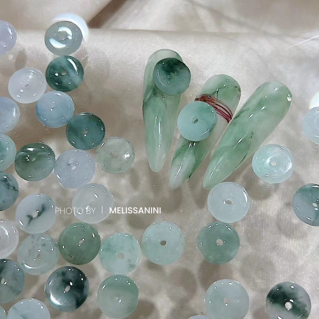 Chinese Style Manicure Jade Series Safe Buckle Jade Small Jade Circle ...