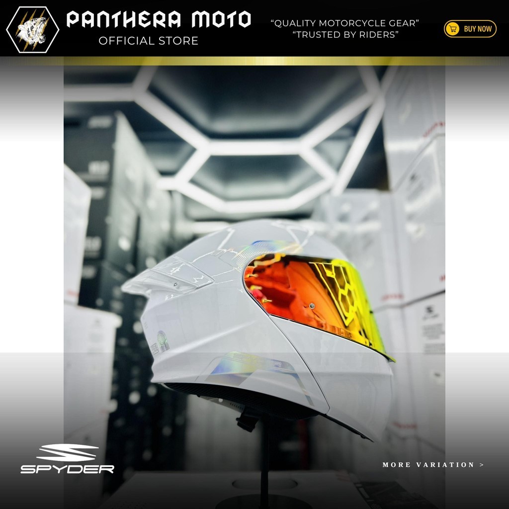 SPYDER FORCE+ MODULAR MOTORCYCLE HELMET | Shopee Philippines