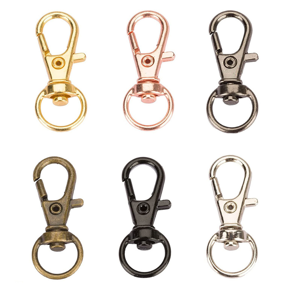 Hardware Small Hook Buckle Keychain Round Tail Lobster Buckle Zinc ...
