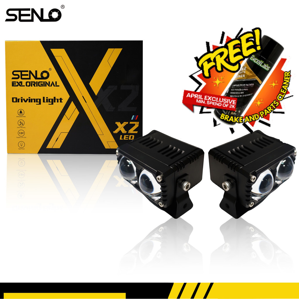 SENLO X2+ Matrix Mini Driving Light V3 w/ Ballast & Integrated Blower ...