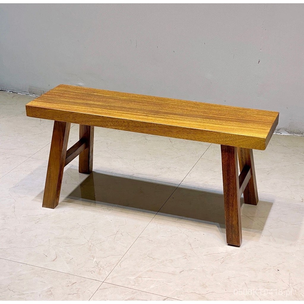 Long Bench Home Walnut Wood Red Wood Bench Bench Bench Bench Full Solid ...