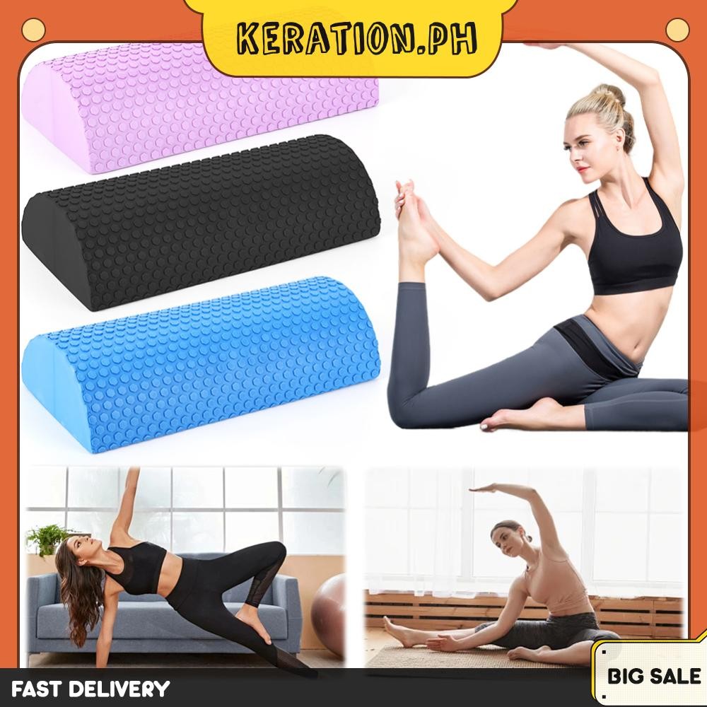 EVA Massage Roller Half Round Foam Roller Exercise Roller for Posture ...
