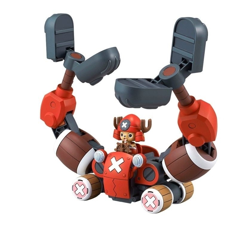 One Piece Qiao Ba Robot Can Be Combined Assembly Model Iron Locomotive ...