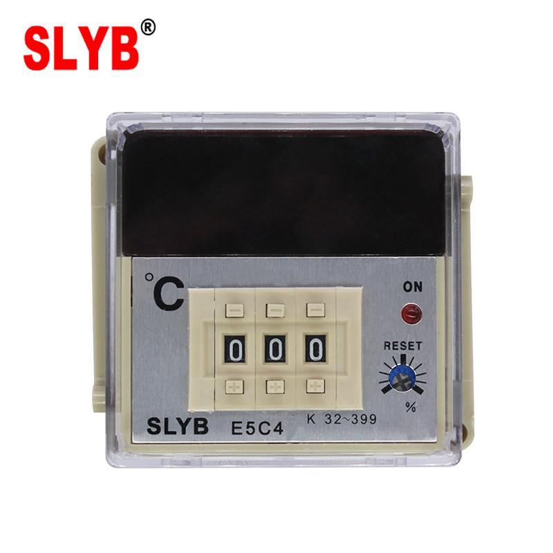 High quality AC220V AC380V Digital Temperature Controller E5C4 for Incubator K Input 0-399 ...