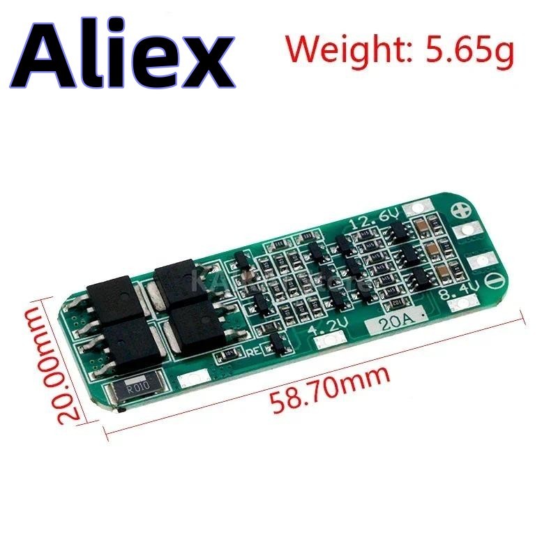 3S 20A Li-ion Lithium Battery 18650 Charger PCB BMS Protection Board For Drill Motor 12.6V Lipo ...