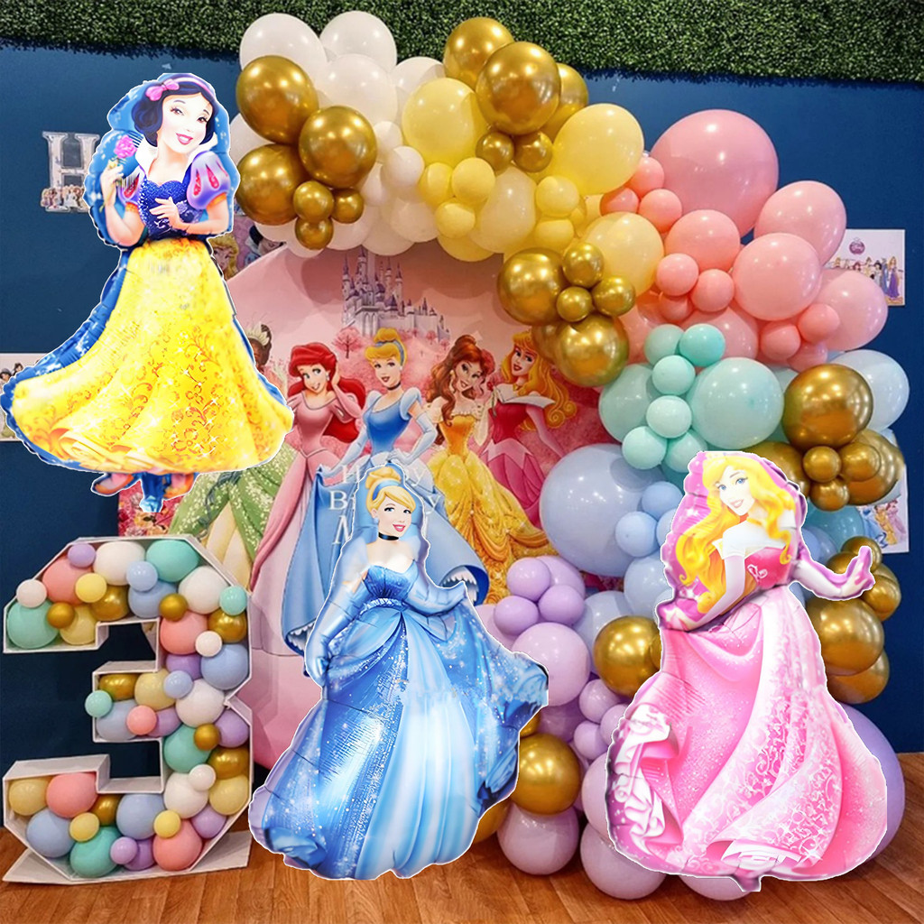 115pcs/set Disney Snow White Cinderella Princess Theme Macaron Pink ...