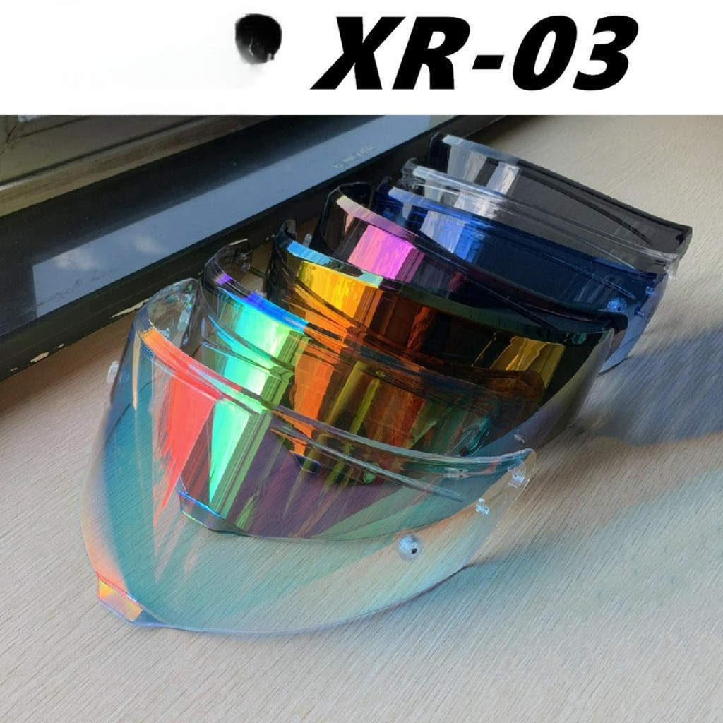 RD EVO XR-03 Visor Lens REVO Iridium Color For Fullface Helmet | Shopee ...